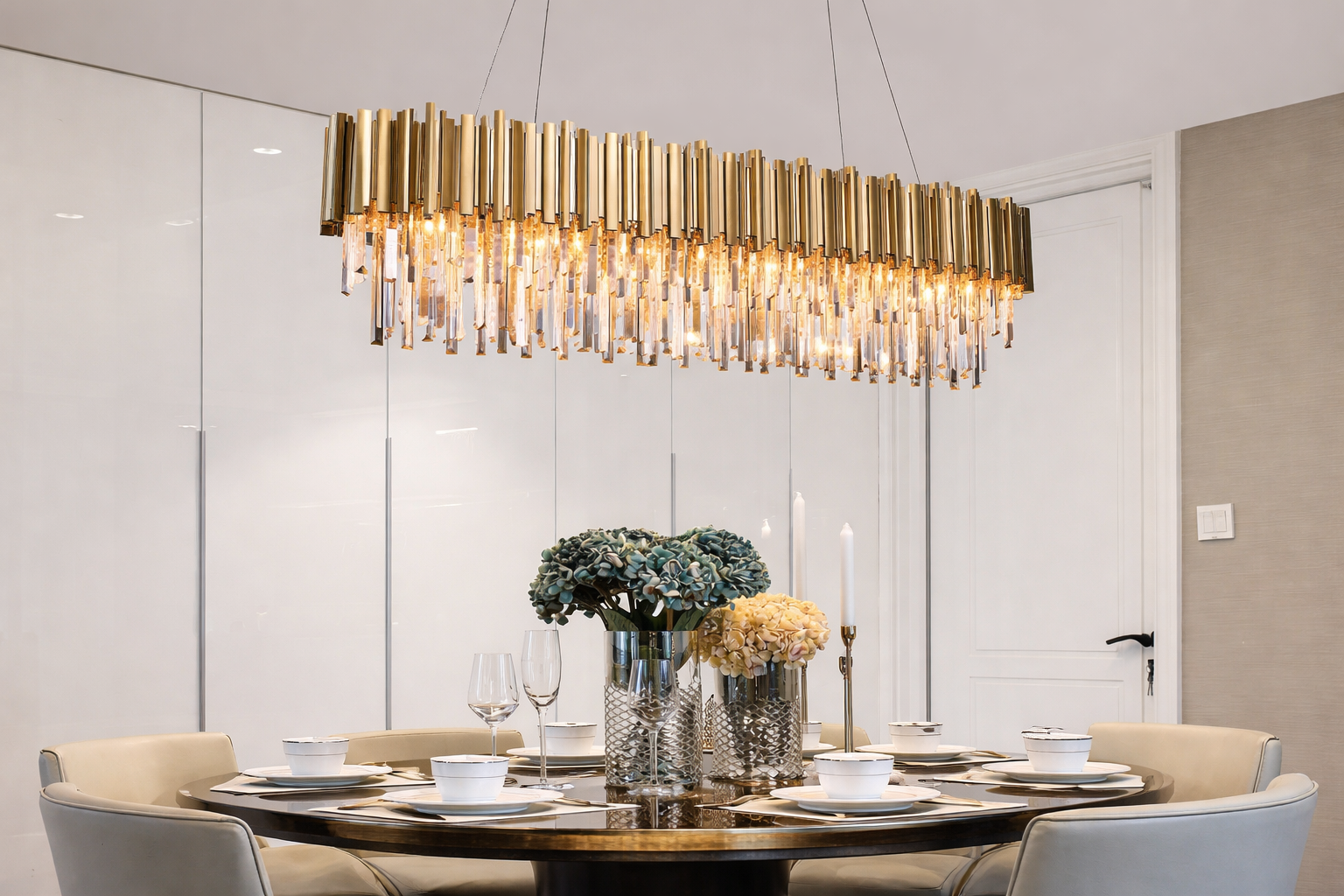 Gio Crystal Lighting Collection | Crystal Chandeliers – Morsale