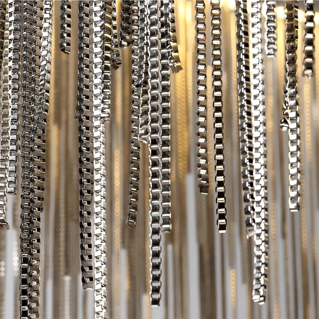 Cadena Steel Tassel Modern Chandelier