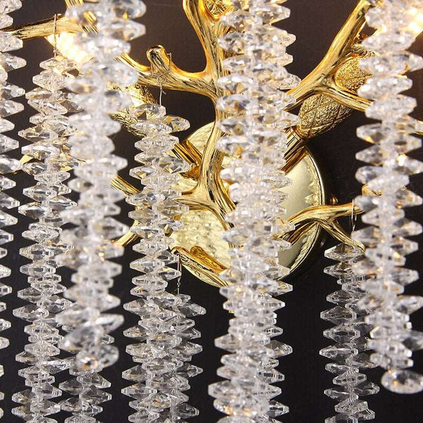 Albero Crystal Tassel Sconce I Morsale