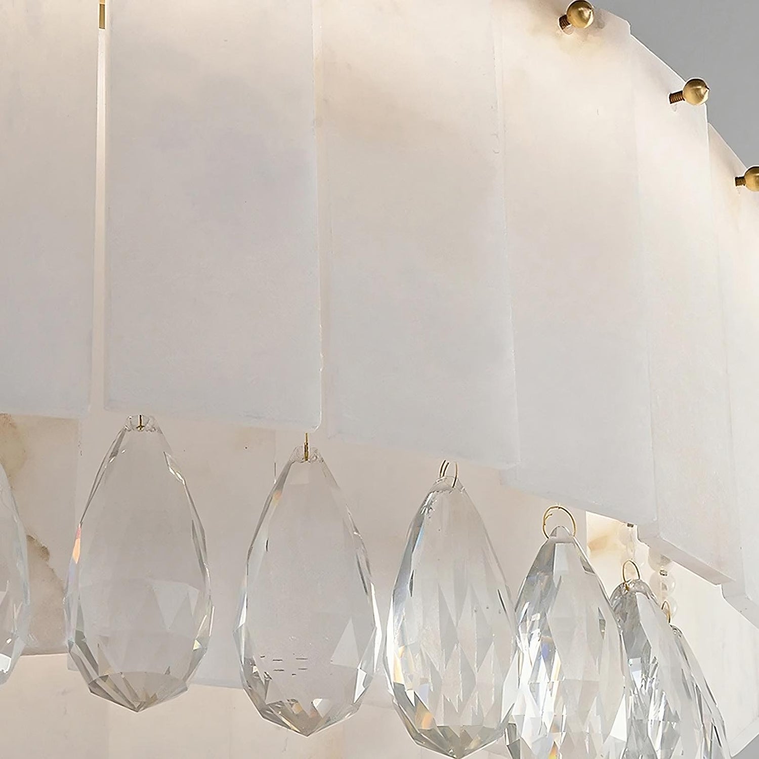 Marble & Crystal Modern Chandelier
