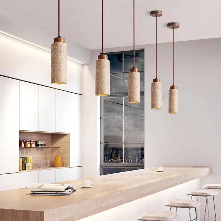 Natural Travertine Pendant Lights – Morsale