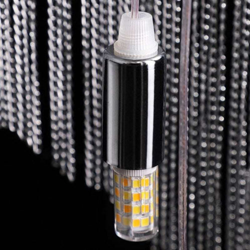 Cadena Metal Chain Tassel Entryway Chandelier