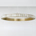 32" Natural Marble Modern Ring Chandelier