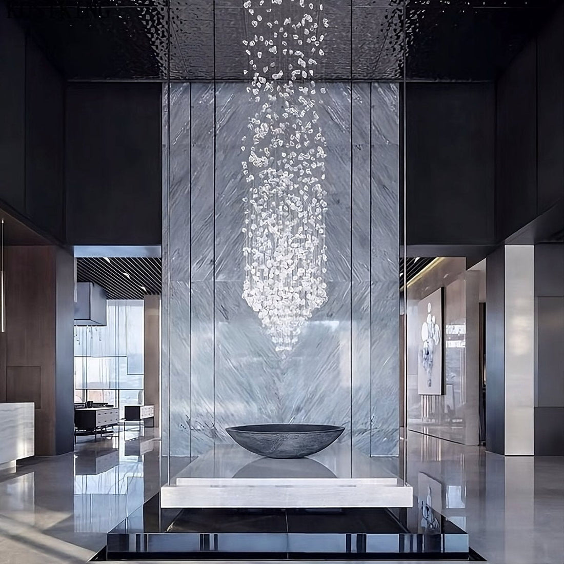 Giore Stone Pendant Chandelier – Morsale
