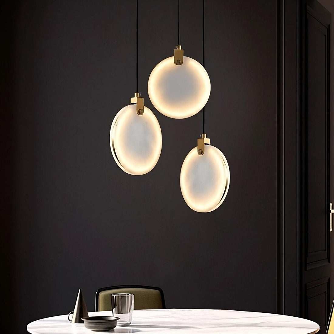 Moonshade Natural Marble Pendant Light – Morsale