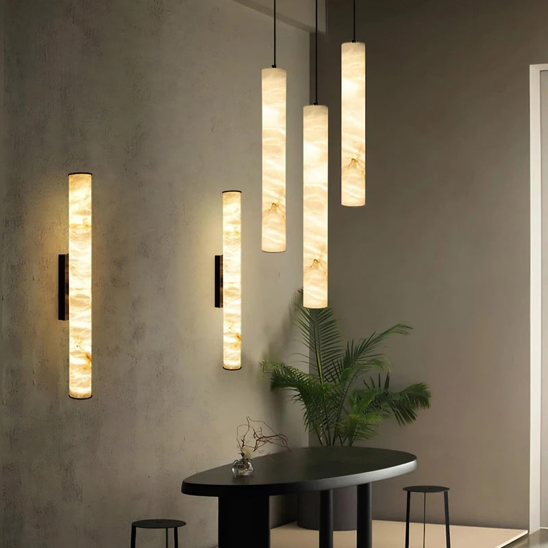 Natural Marble Dimmable LED Light Fixtures