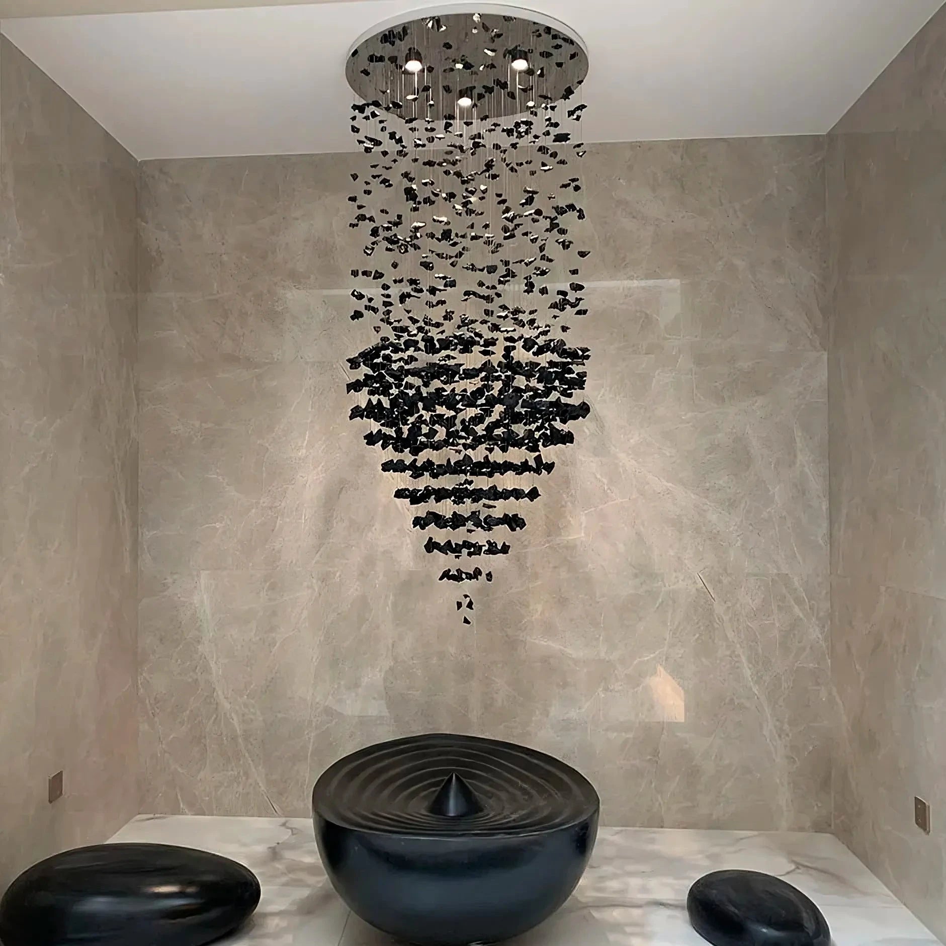Giore Stone Pendant Chandelier – Morsale
