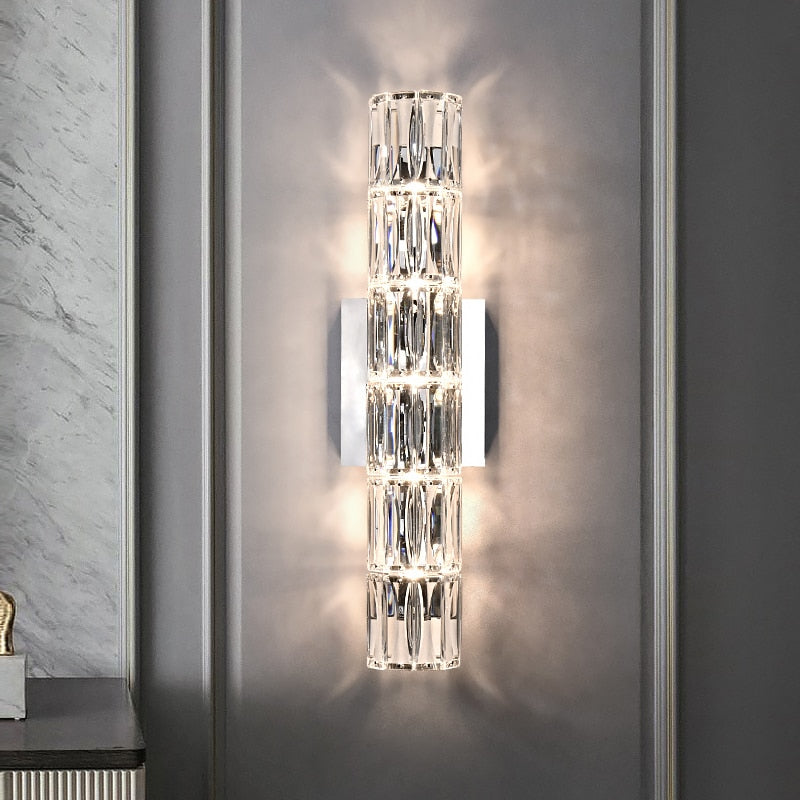 Bacci Indoor Crystal Wall Sconce – Morsale